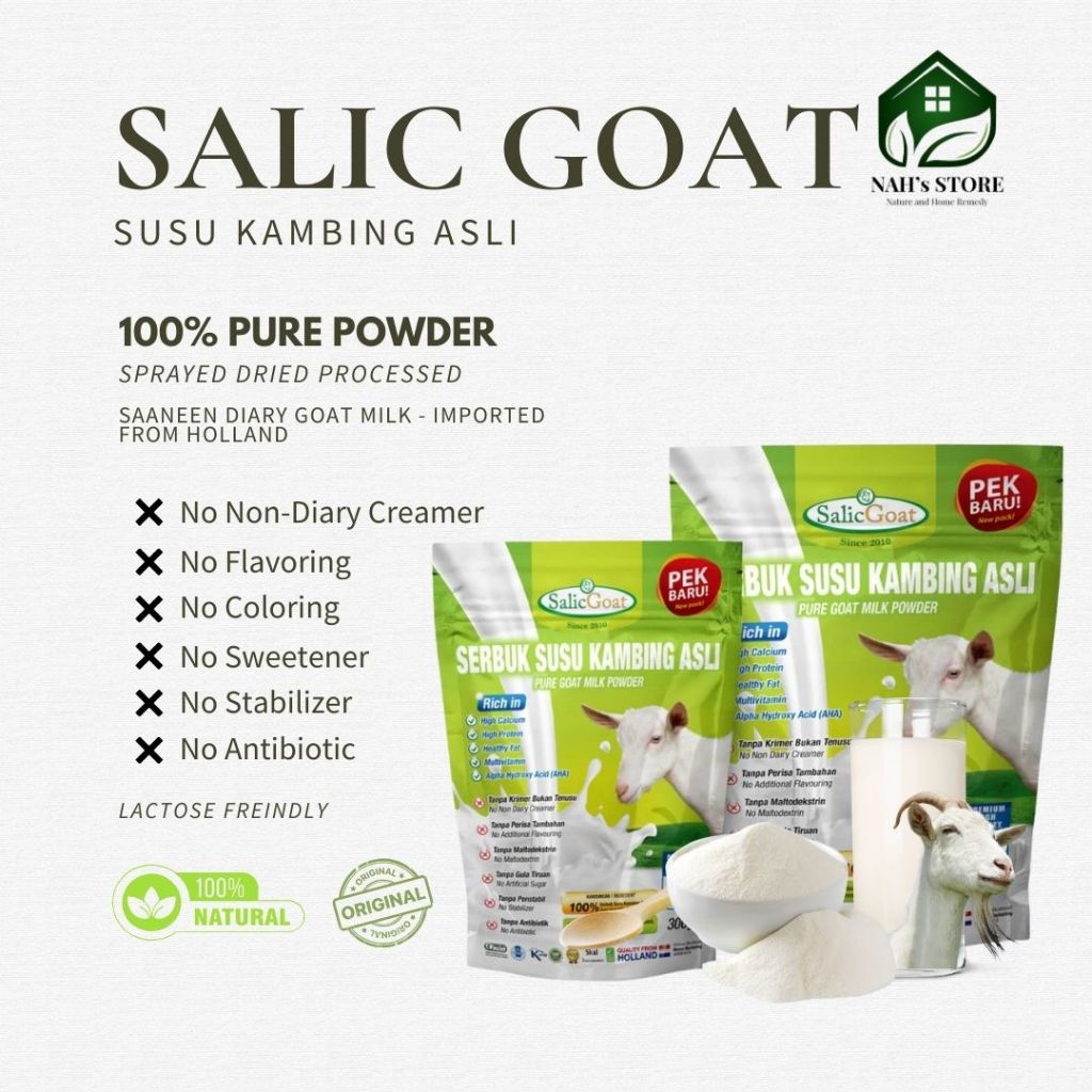 SALIC GOAT – SUSU KAMBING ASLI PILIHAN KELUARGA SIHAT | Shopee Malaysia