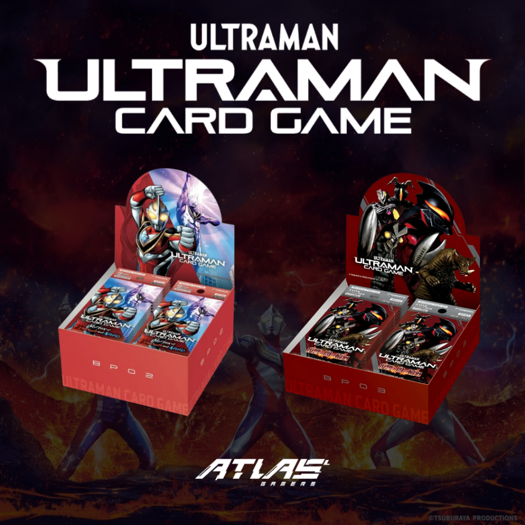 Ultraman TCG: BP02 / BP03 Vortex of Crimson and Azure / Shadow of Undying Vengeance Booster ...