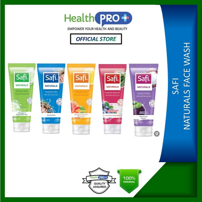 SAFI NATURALS (100G) Pembersih Muka Gamat/ Mentimun /Manggis ...