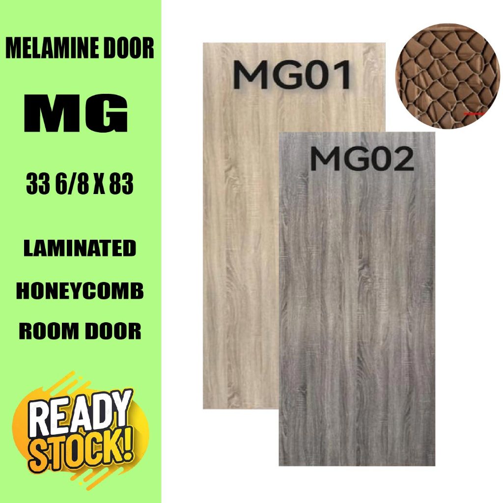 Melamine Door Honeycomb core 33 6/8 x 83 room door pintu bilik melaime ...