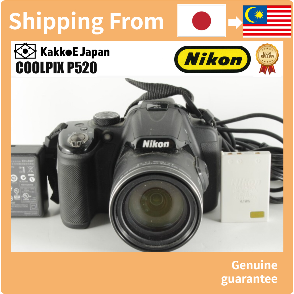 Pre-loved Nikon Digital Camera Coolpix P520 Optical 42 times Zoom ...