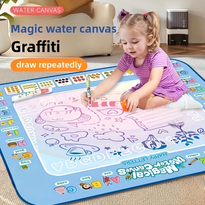 Magic Water Drawing Mat Kit | Reusable Doodle Canvas for Kids 1 ...