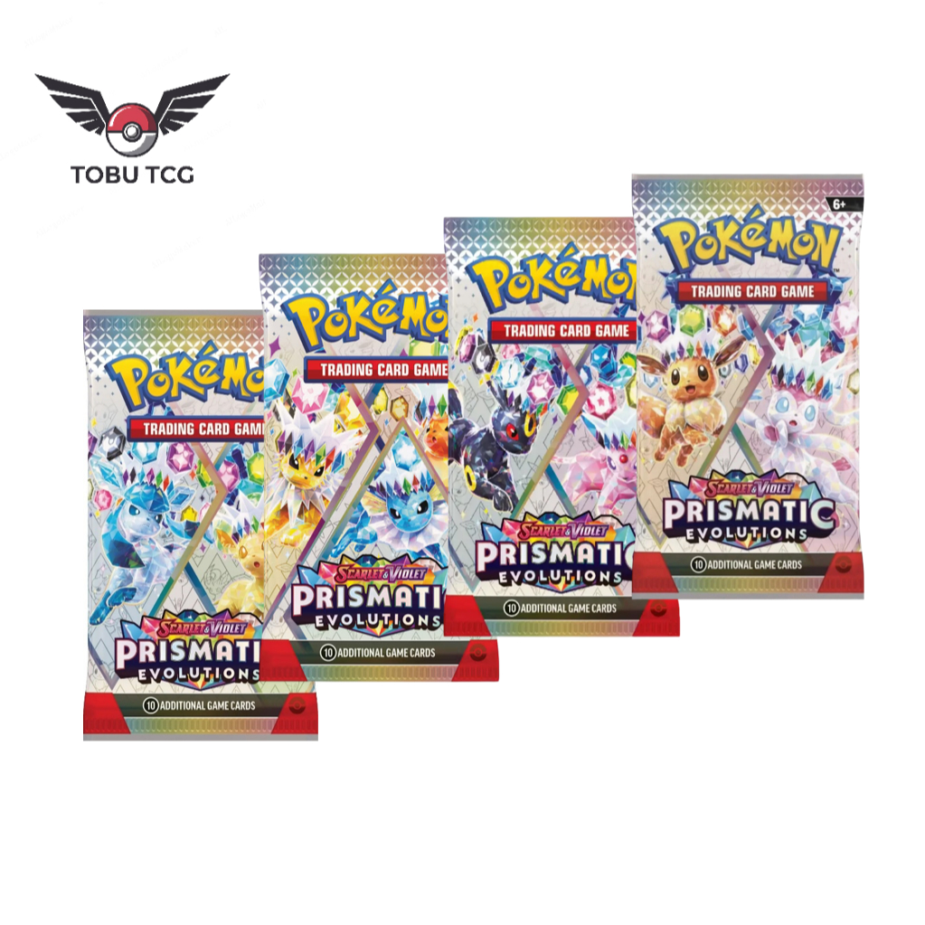 [LIVE RIP] Pokemon TCG SV8.5 Prismatic Evolutions Booster Pack | Shopee ...