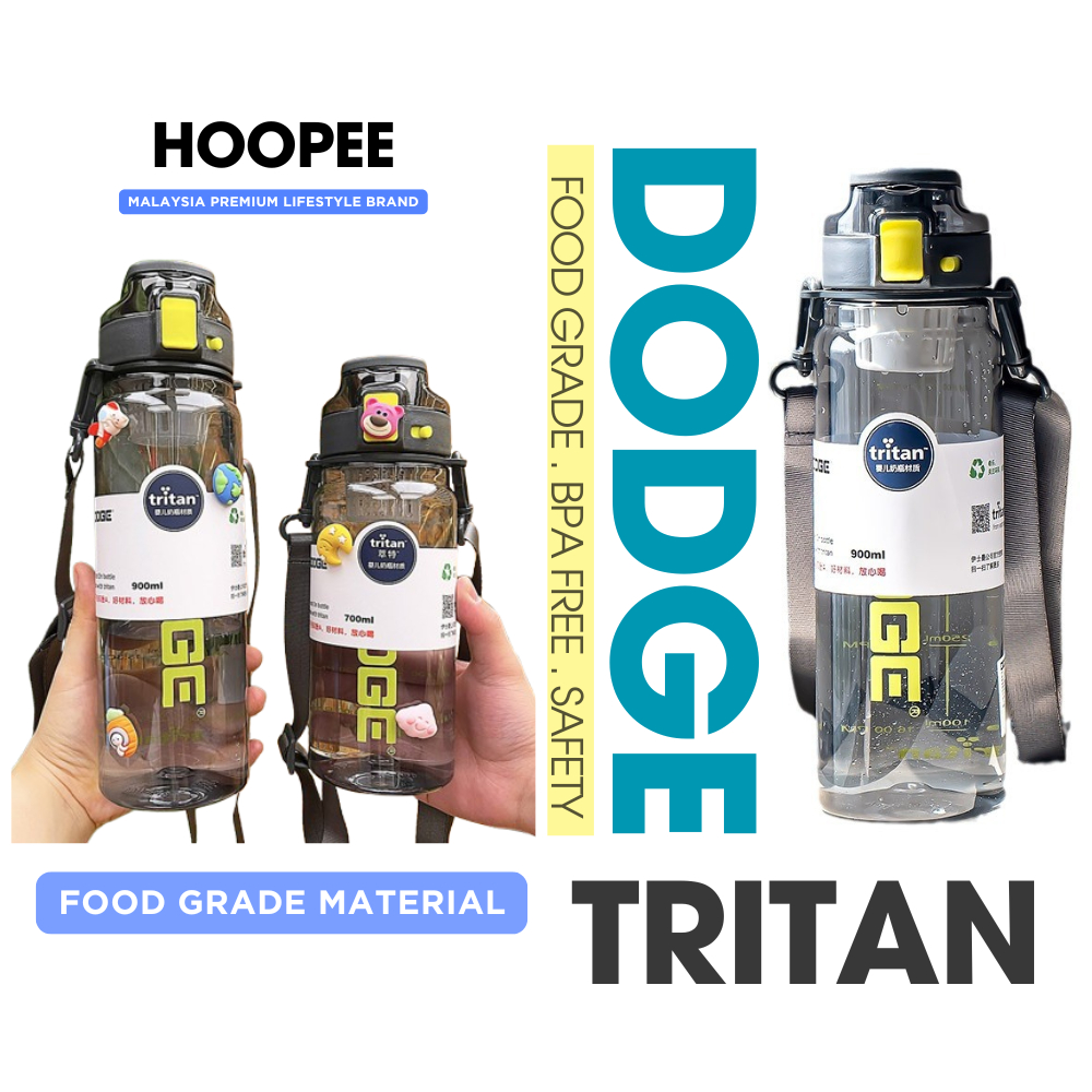 DODGE - TRITAN Water Drinking Bottle 620ml Kid Sport Plastic Cute Bottle Small Botol Air Budak ...