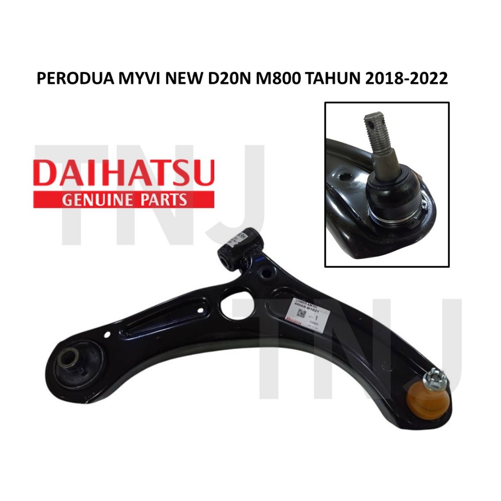 FRONT LOWER ARM LEFT SIDE PERODUA MYVI D20N ADVANDE YEAR2017 - 48069 ...