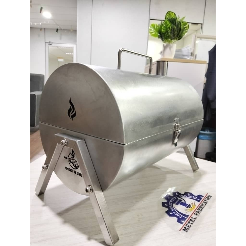 PORTABLE BBQ GRILL | SUS BBQ SET | SMOKE BBQ | BBQ FOR OUTDOOR CAMPING ...
