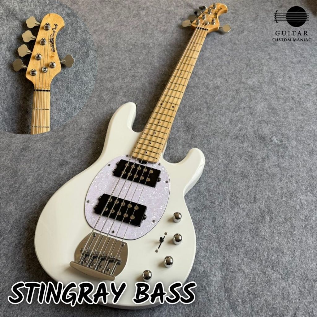 GCM Custom Made Stingray Bass Electric Guitar Custom Maniac (Oversea ...