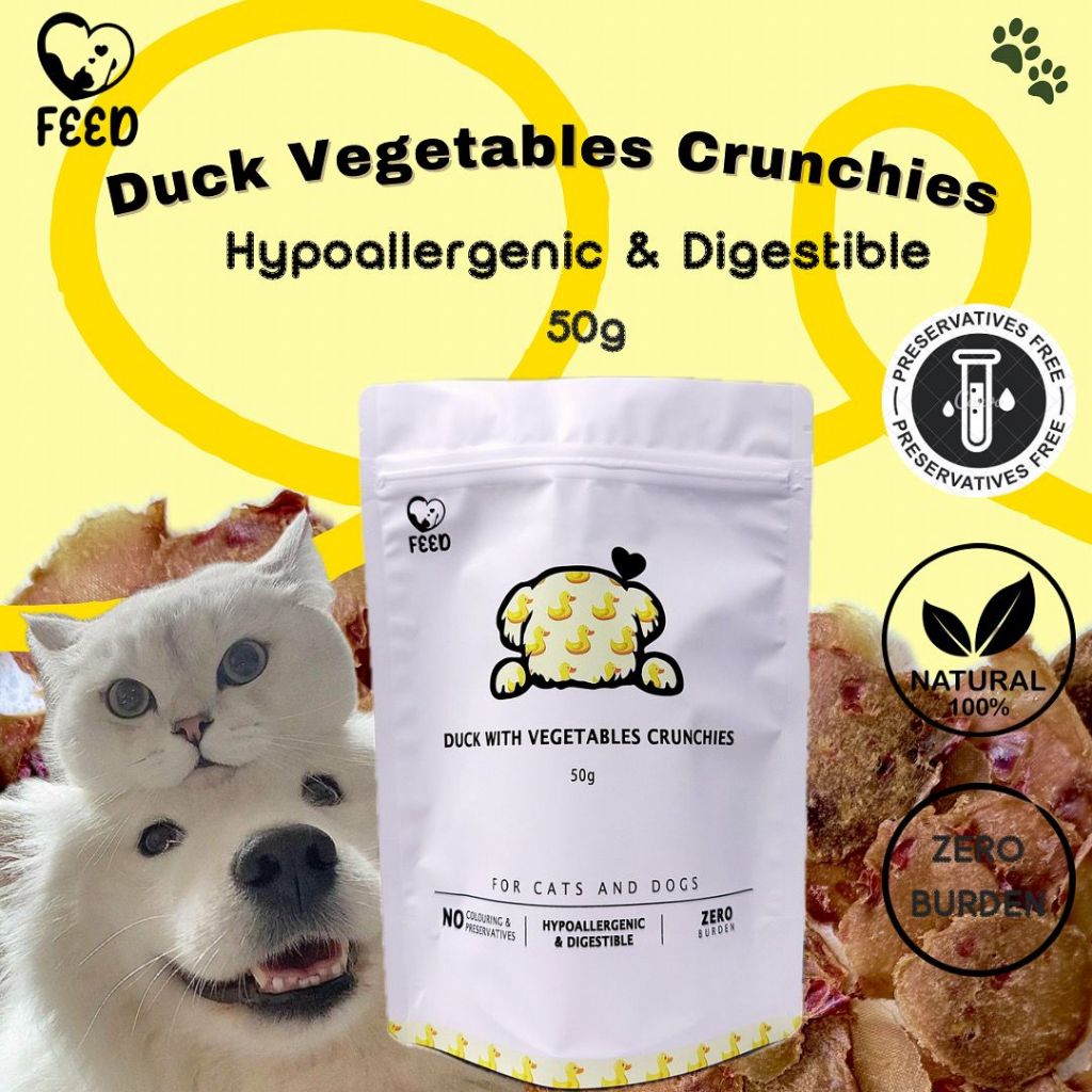 [Premium Pet Snacks] 100% Fresh Real Meat Hand Made Duck with ...