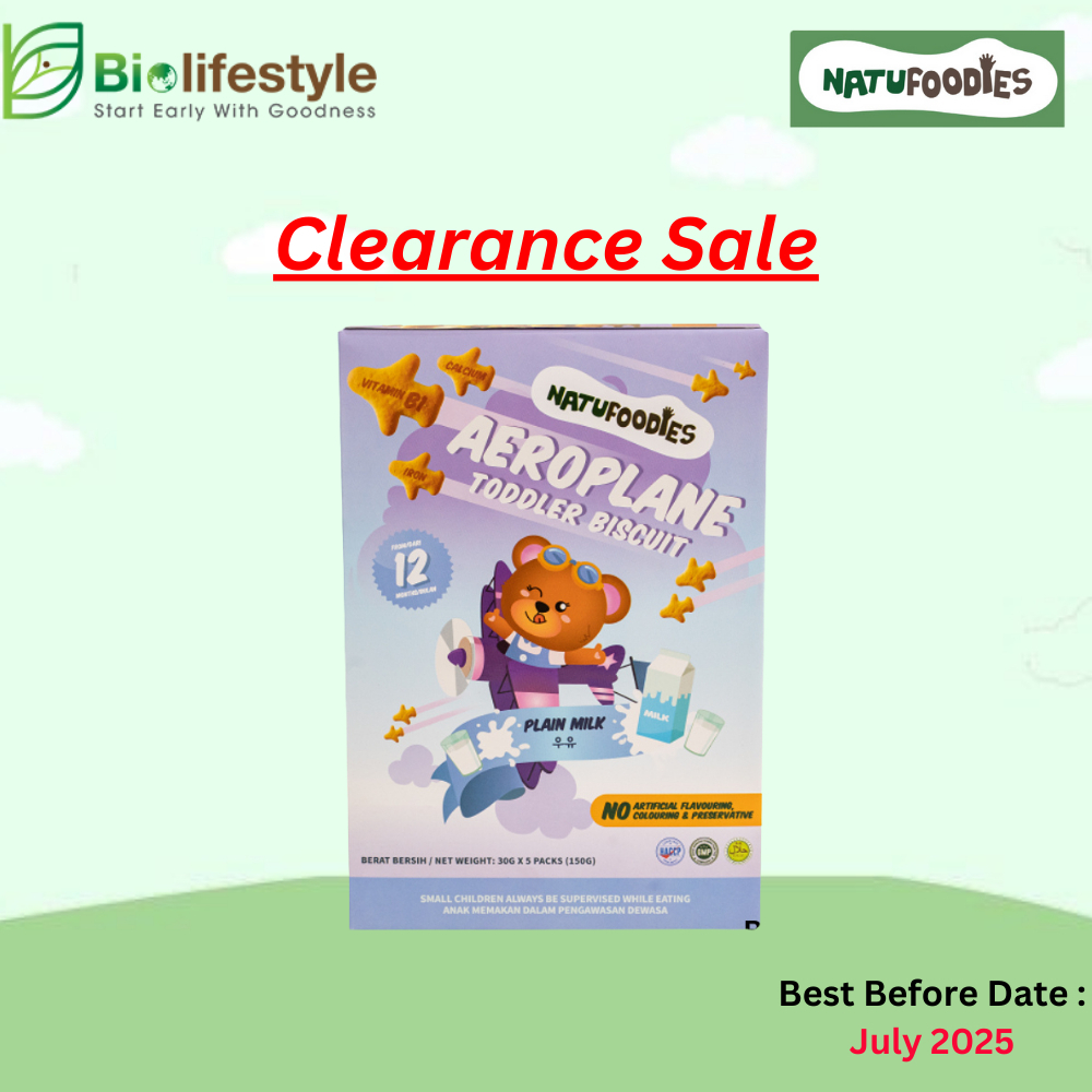 *Clearance Sale* Natufoodies Aeroplane Toddler Biscuit (150g) | Shopee ...