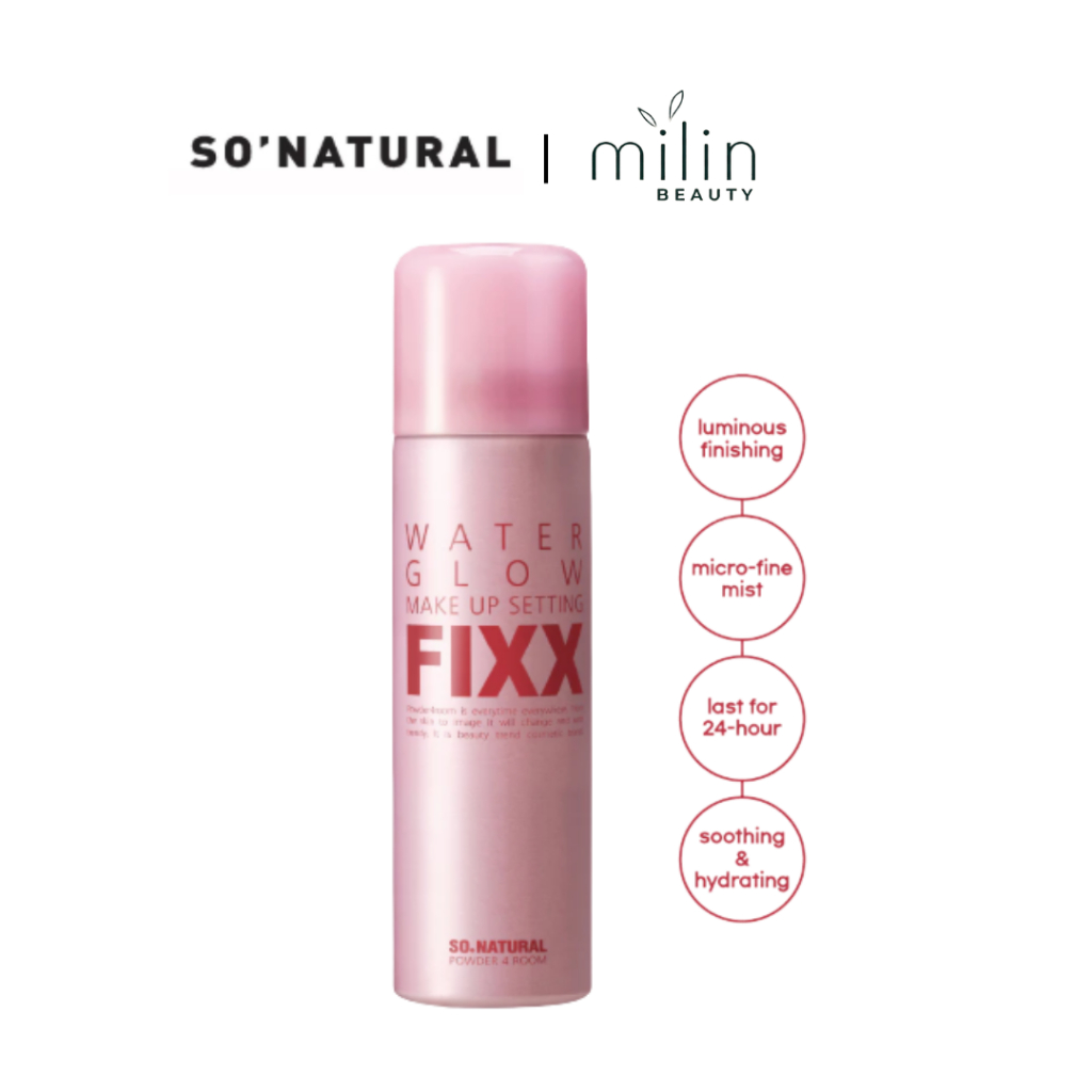So Natural Water Glow Make Up Setting FIXX (75ml) | Shopee Malaysia