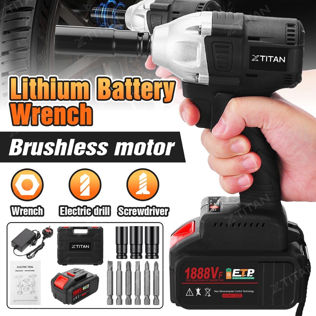 CLC 🔥300NM/2000NM High Torque Wrench Brushless 3 In 1 Impact Wrench ...