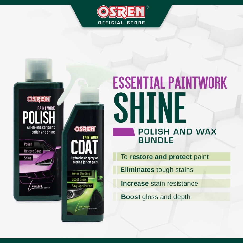 OSREN Luminous Essential Paintwork Shine - Paintwork Polish And Coat ...
