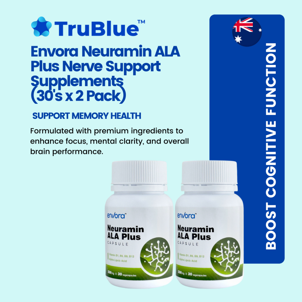 Envora Neuramin ALA Plus Nerve Support Supplements (30's x 2 Pack ...