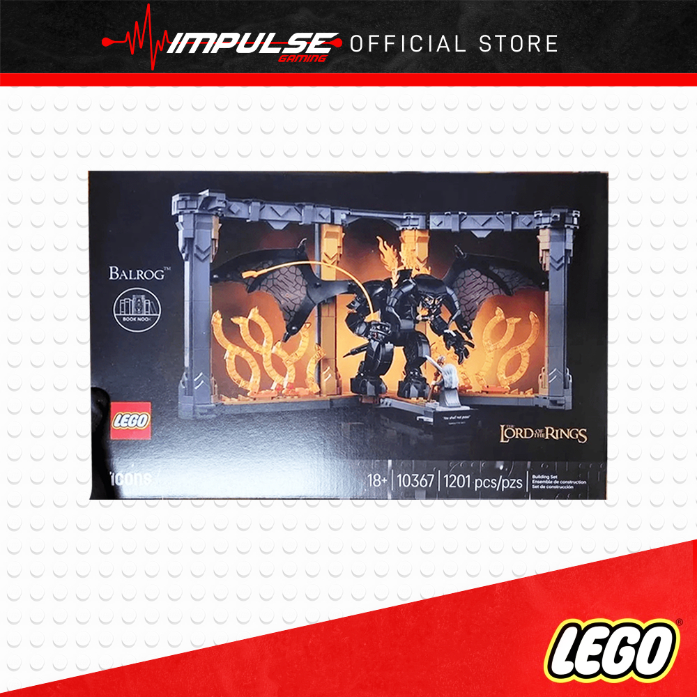 LEGO 10367 Icons Lord of the Rings Balrog Book Nook | Shopee Malaysia