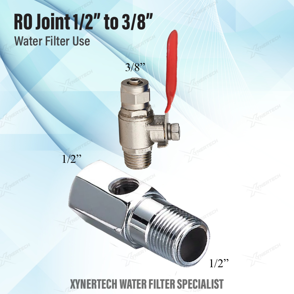 RO Joint 1/2" to 3/8" RO Tube Connector For Water Purification System 3 ...