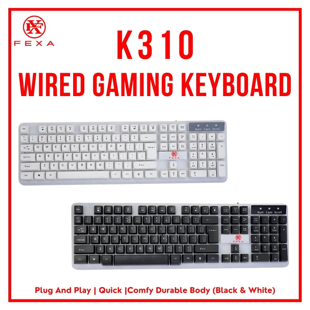 FEXA K310 Wired Gaming Keyboard | Shopee Malaysia