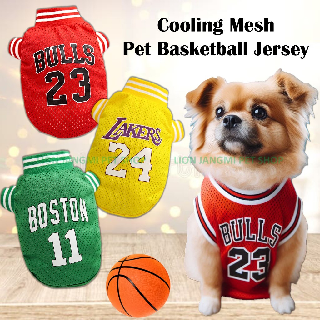 Mesh NBA Basketball Jersey 篮球衣 - Baju Kucing Betina Jantan, Cat Dog ...