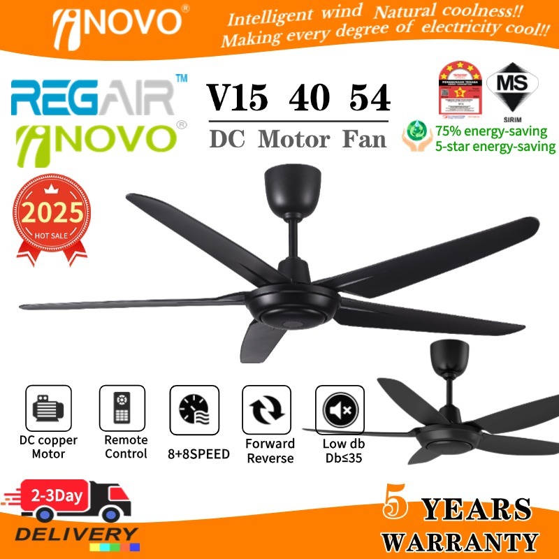 2025-NO.1 INOVO V15 V18 A1 MT DC motor SILENT ceiling fan Remote ...