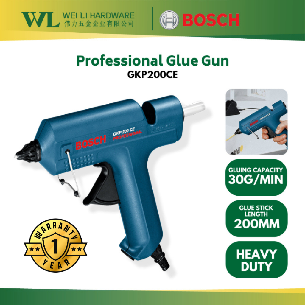 Bosch GKP200CE Professional Glue Gun Heavy Duty/Gam Pistol/Panas Gam ...