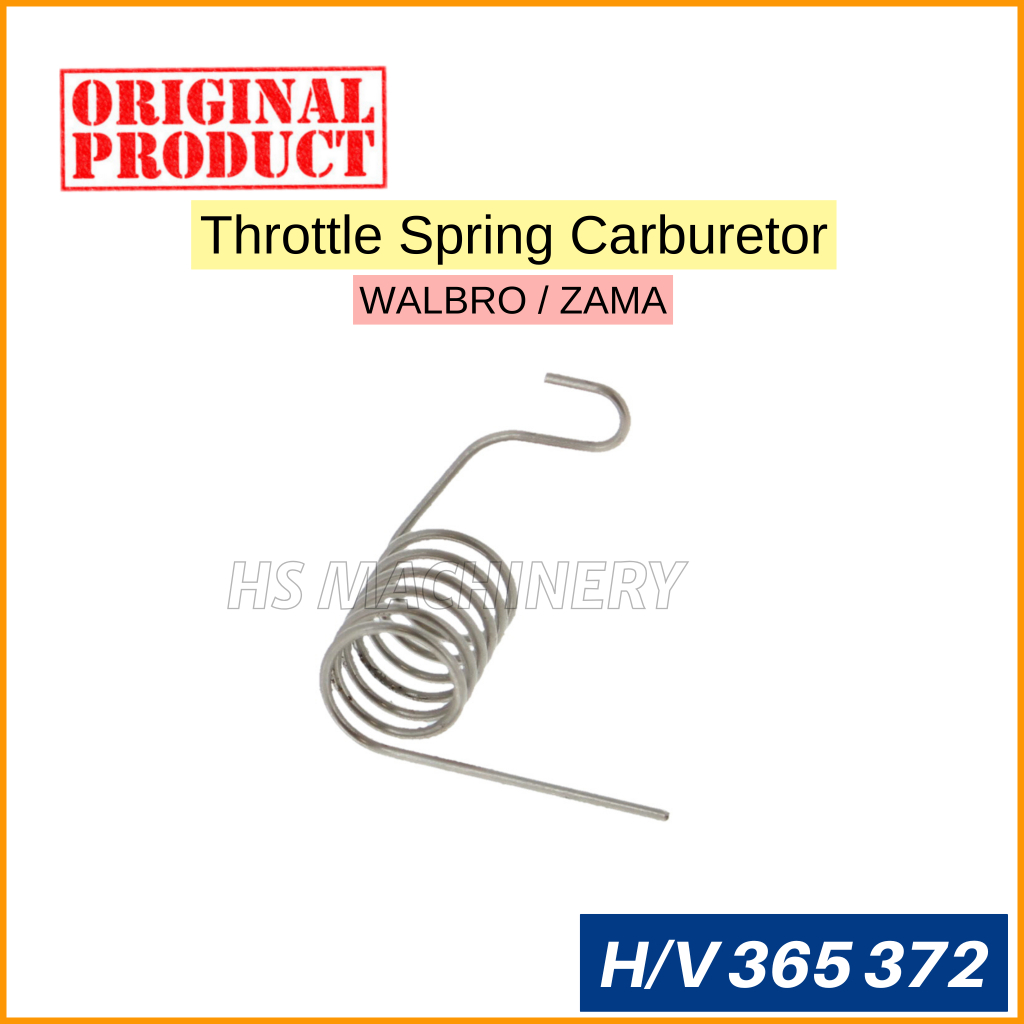 Original Husqvarna 365 372 Chainsaw Carburetor Throttle Spring WALBRO ...