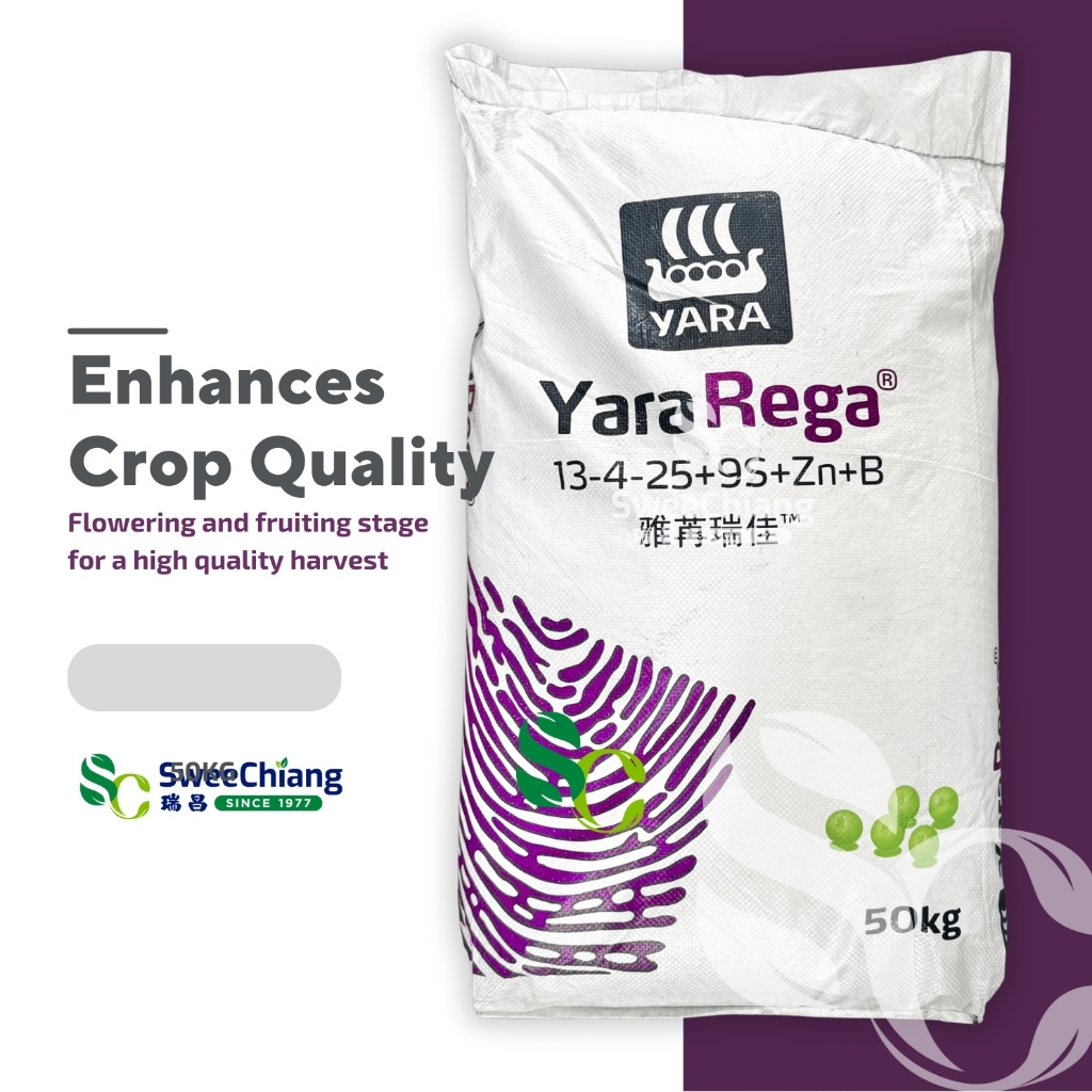 YaraRega 13-4-25+9S+Zn+B 50kg Dual-Use SOP based water soluble ...
