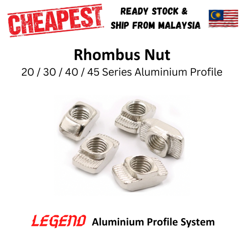 Rhombus Nut/ T Nut / Hammer Head Fasten Nut Connector T Rhombus / T ...