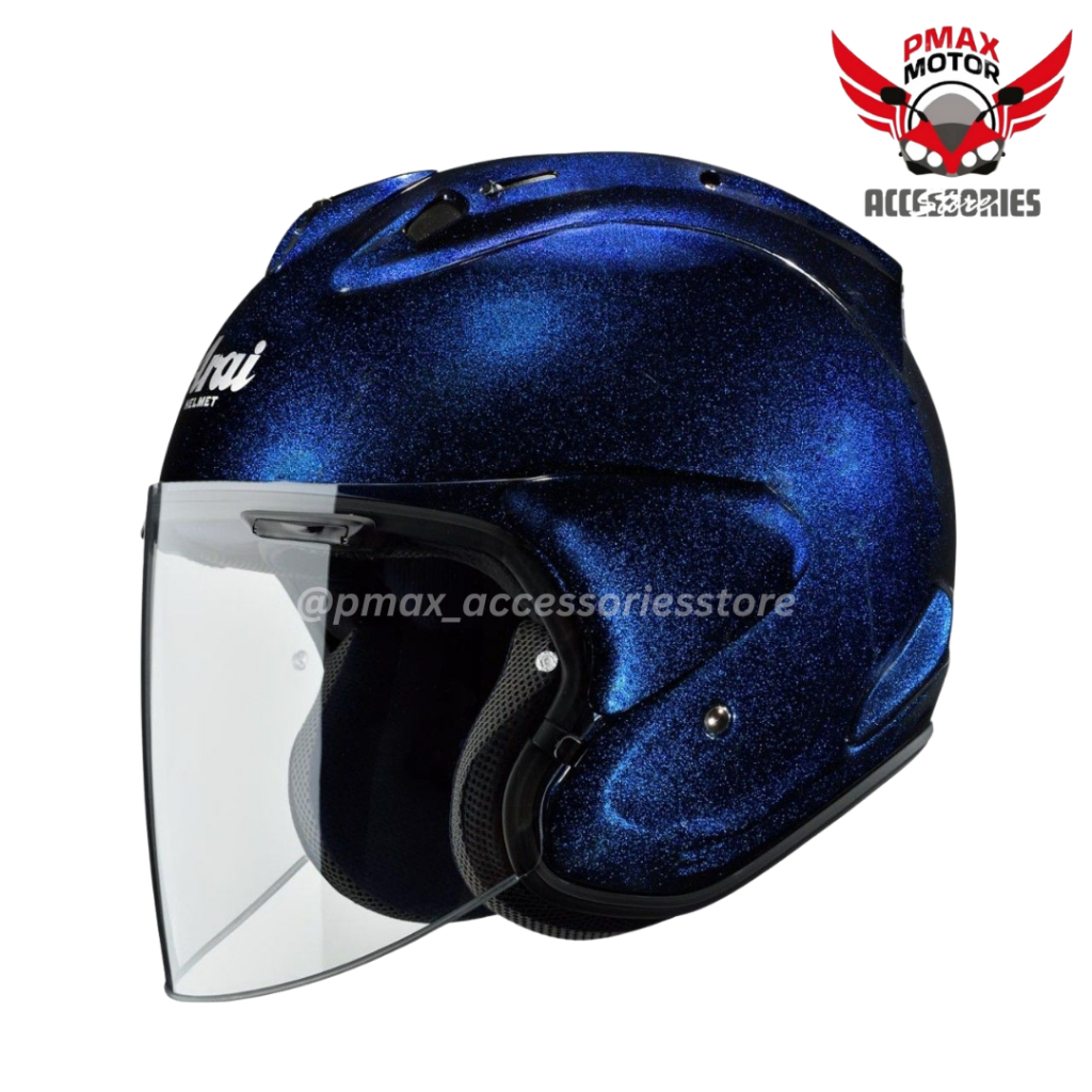 ARAI VZ-RAM GLASS BLUE OPEN FACE HELMET 100% ORIGINAL MADE IN JAPAN | Shopee Malaysia