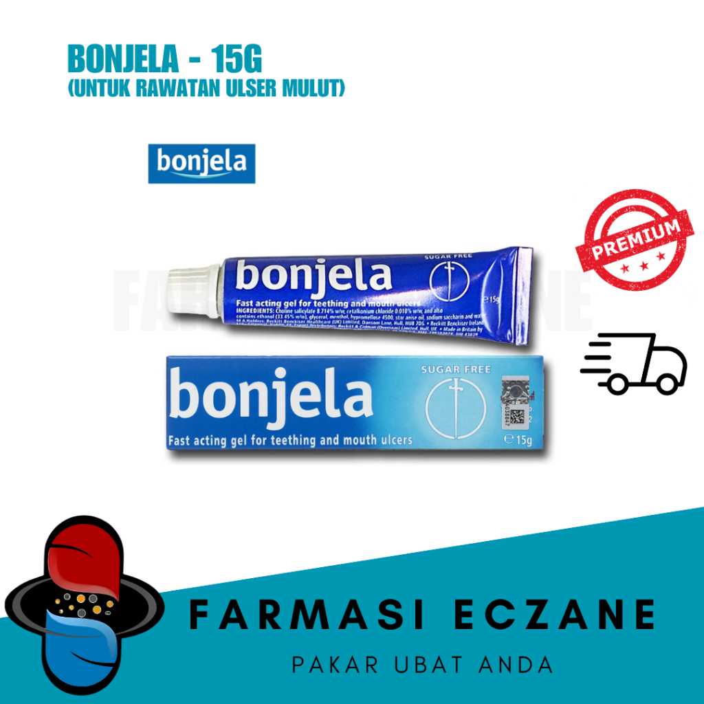 BONJELA GEL 15g (Untuk rawatan ulser mulut & rawatan gusi) | Shopee ...