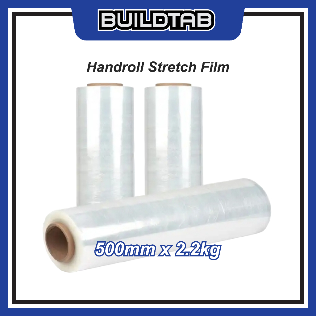 Plastik Balut Stretch Film (1 pcs) 2.2KG Transparent Clear / Black Wrap ...