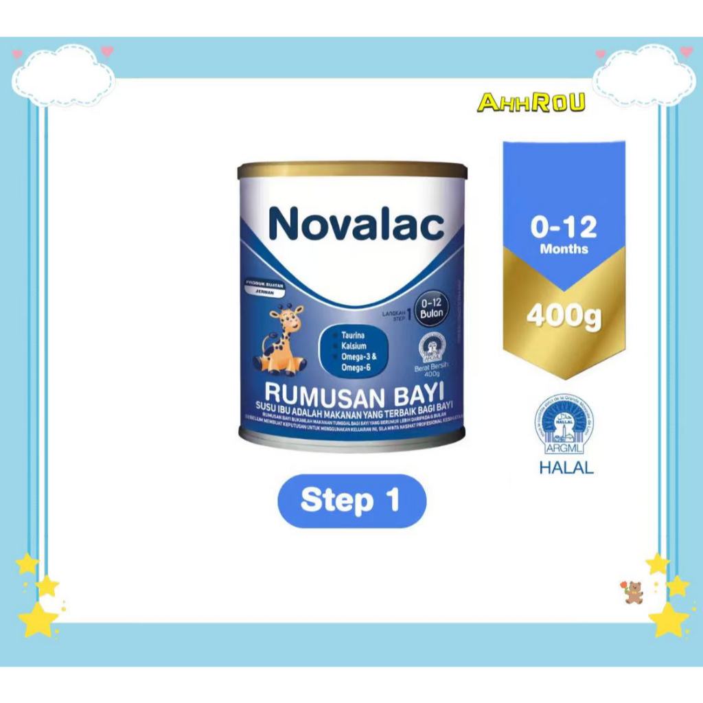 Novalac Step 1 Infant Formula (New) (400g) | Shopee Malaysia