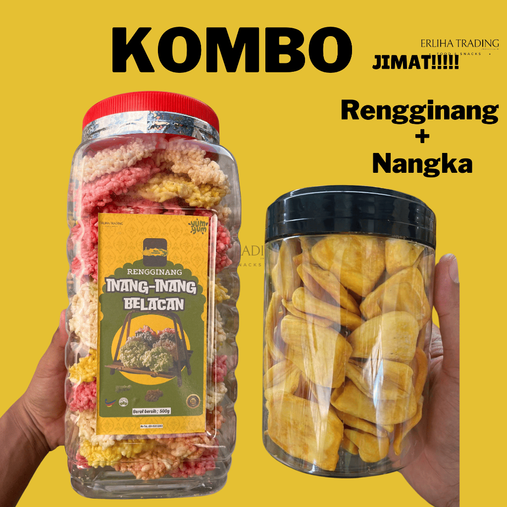 Rengginang Inang Inang Pulut siap goreng 500gram Keropok nasi Inang ...
