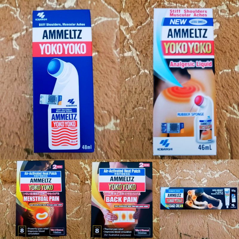 Ammeltz Yoko Yoko 48ml ,RED Less Smell 46ml ,Menstrual Pain 2'Patch ...