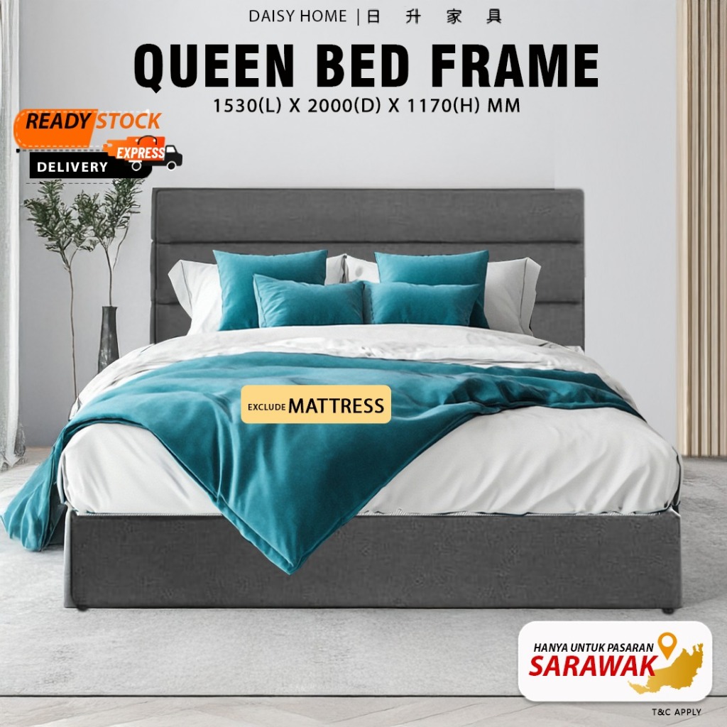 【SARAWAK】Queen Divan Bed | Queen Bed Frame | Queen Size Bed | Divan And ...
