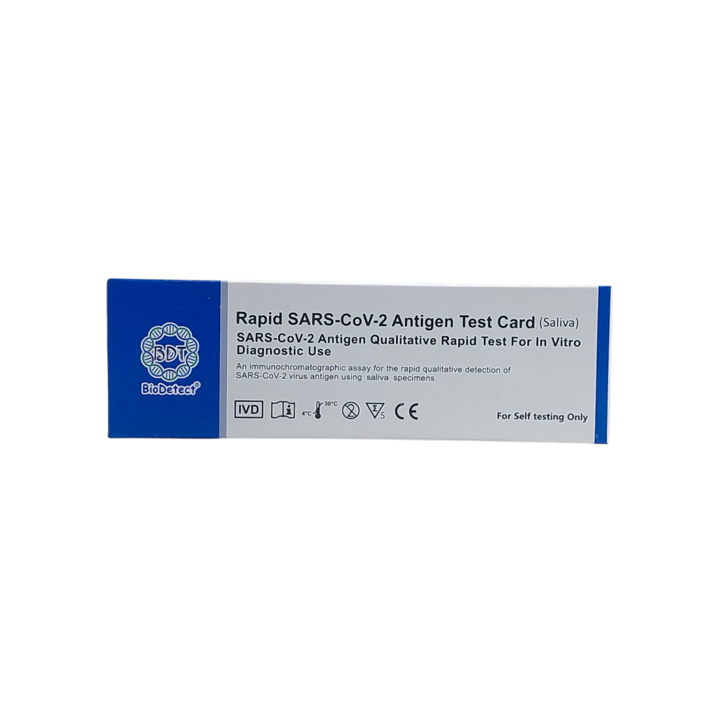 BIODETECT COVID-19 RAPID TEST KIT 1BOX (SALIVA) | Shopee Malaysia