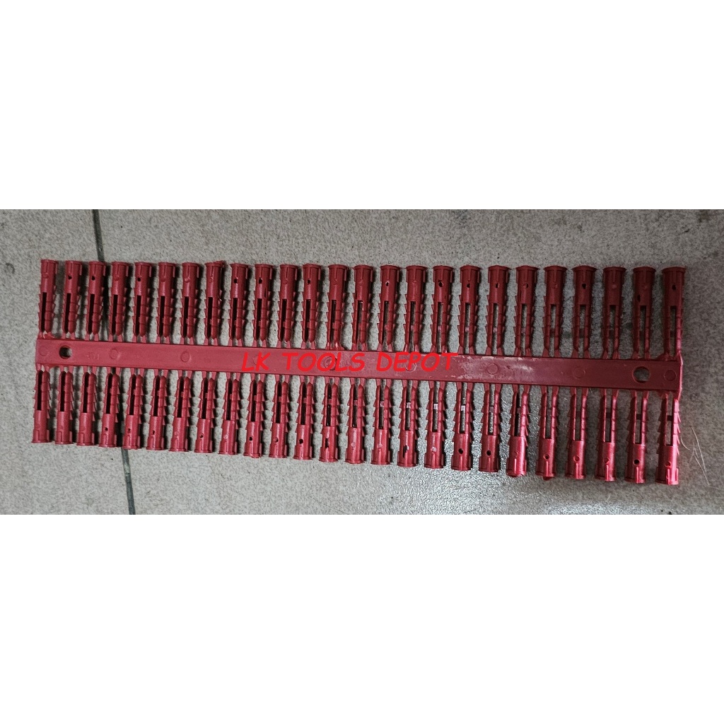 PVC WALL PLUG (RED COLOUR) | Shopee Malaysia