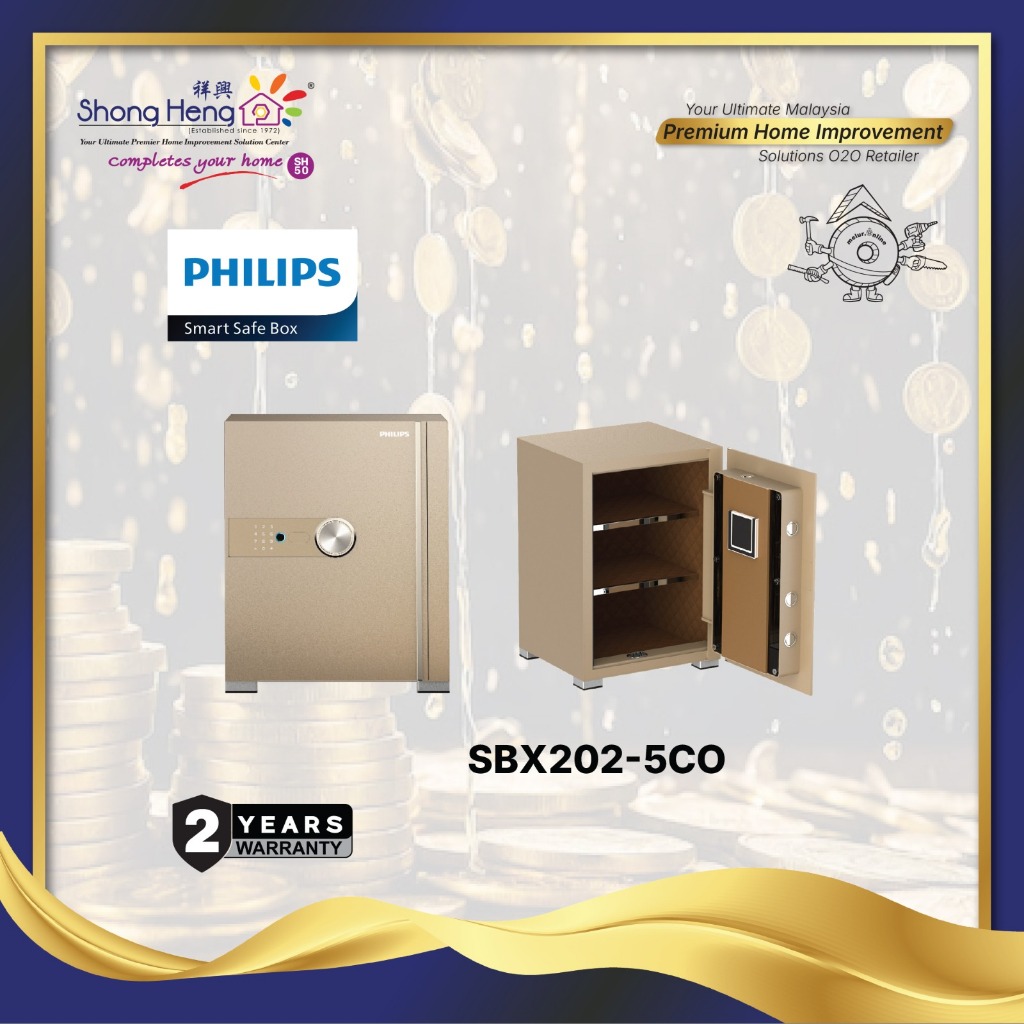 Philips Smart Safe Box 2000 SERIES SBX202 | Shopee Malaysia