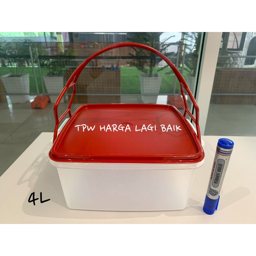 Tupperware Large Double Deep 2L n 4L, Jumbo Goody Box 4L, Bekas Mangkuk ...