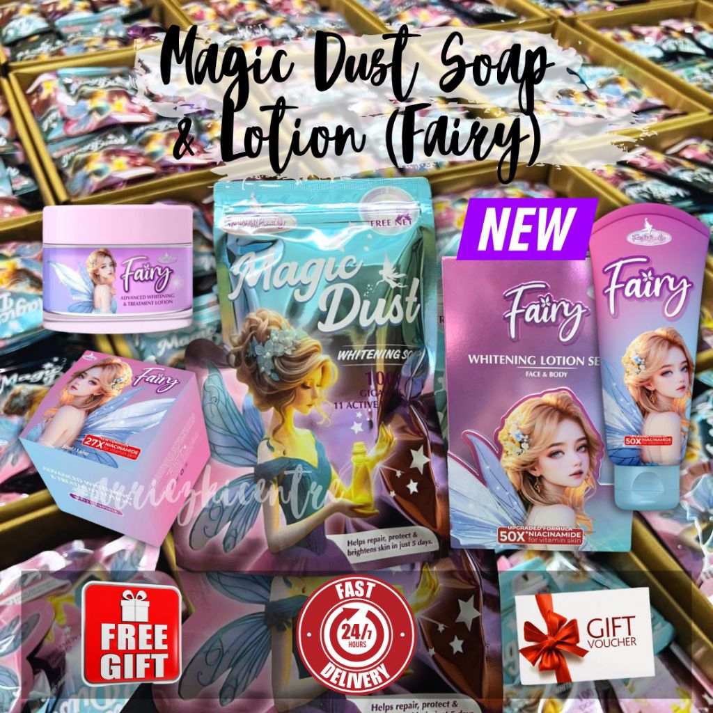 MAGIC DUST SOAP | WHITENING LOTION FAIRY | SERUM LOTION FAIRY BEAUTY ...