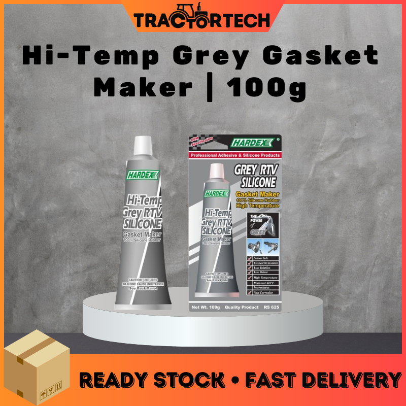 TractorTech | Gam Silikon RTV Hardex RS-625 (Grey) – Gasket Maker 100g ...