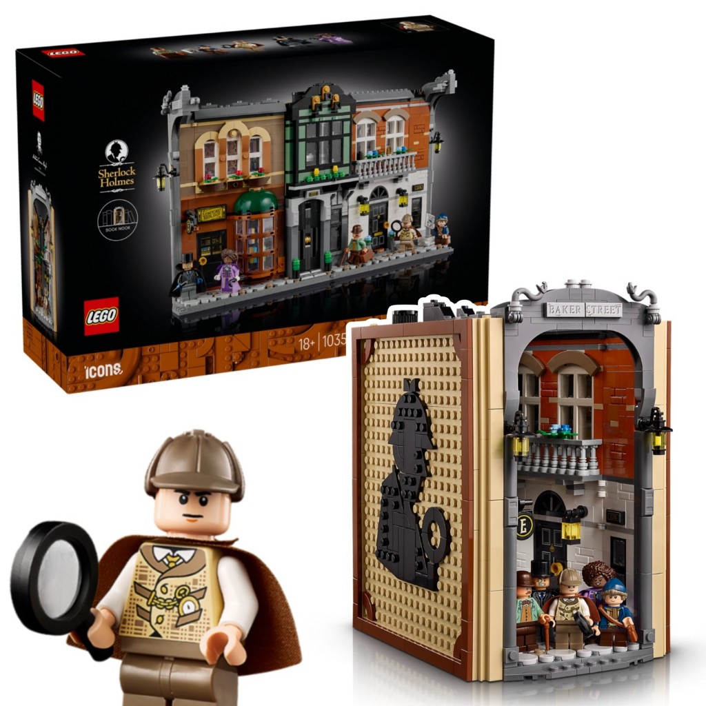 [BricksInBoots] LEGO Icons Sherlock Holmes: Book Nook (10351)(1,359 ...