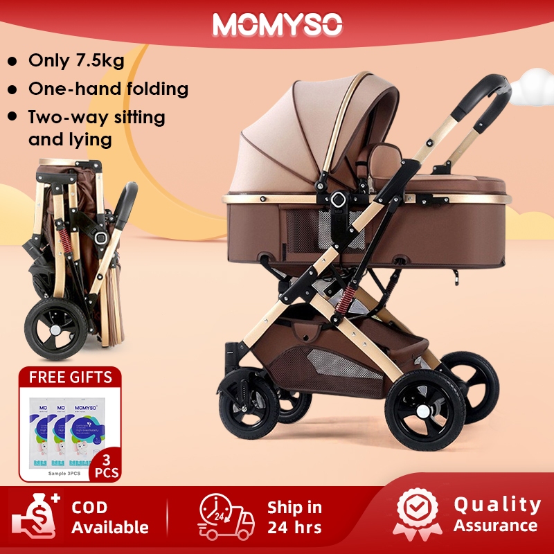 foldable two-way stroller, magic stroller, 4-wheel 360 rotation ...