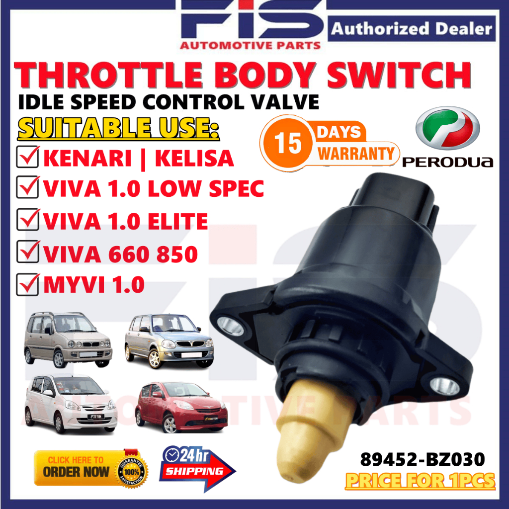 FIS Throttle Body Sensor Switch IDLE Speed Control Valve Perodua Kenari ...