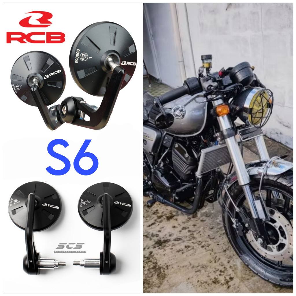 RCB Alloy S6 Side Mirror End Bar Balancer Side Mirror Tepi Mirror ...