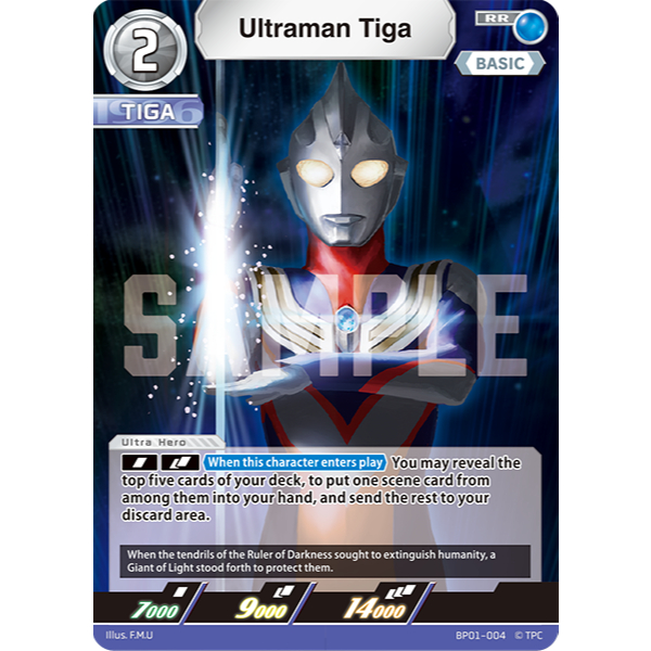 Ultraman Card Game BP01-004 RR Ultraman Tiga (en) | Shopee Malaysia