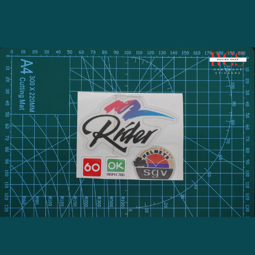 Set Penuh Pelekat SGV Rider Vintage (Stok Terakhir) (SGV Rider Vintage ...