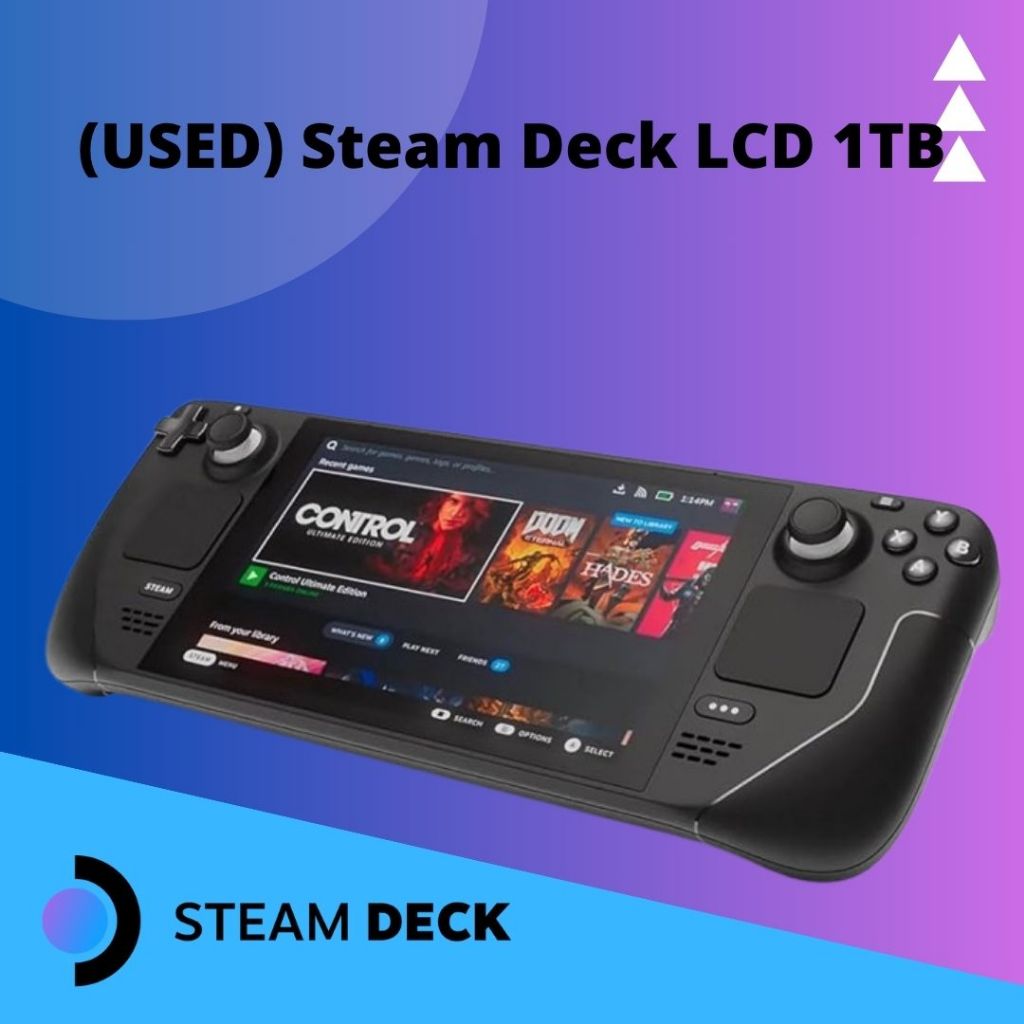(USED) Steam Deck LCD 1TB (7-inch IPS LCD | 16GB RAM | 1TB SSD | AMD APU | 40whr) | Shopee Malaysia