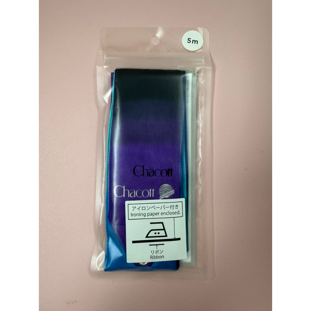 Gradient ribbon 5m Chacott Blackberry New Rhythmic gymnastics ribbon ...