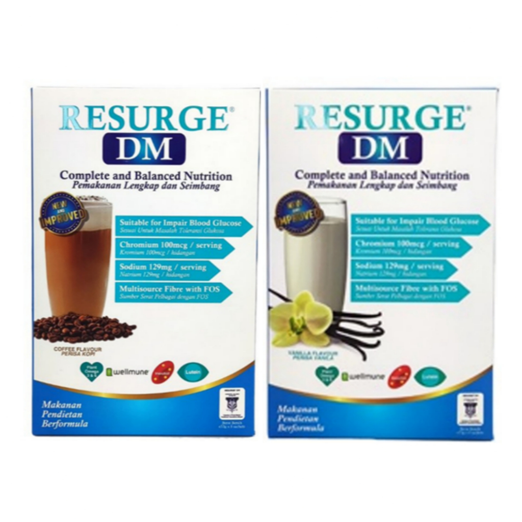 Resurge DM 53g x 8s Complete & Balanced Nutrition for Diabetes ...