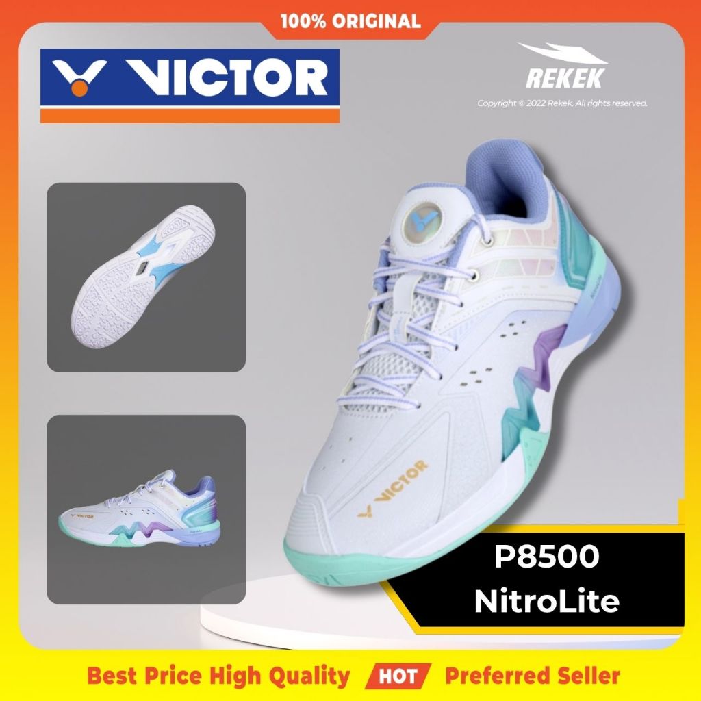 VICTOR P8500 Nitrolite Badminton Shoes Men Women Kasut Badminton ...