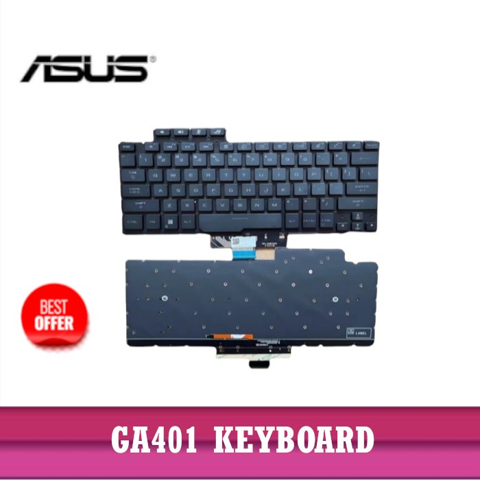 Asus ROG Zephyrus G14 GA401 GA401U GA401M GA401L Laptop Keyboard ...